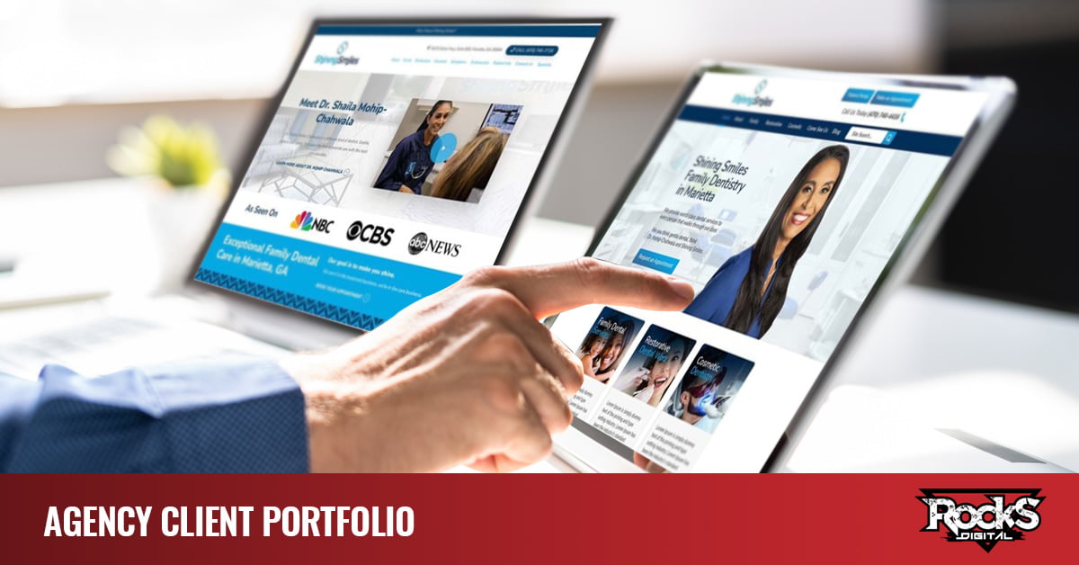 Digital Marketing Agency Client Portfolio – Rocks Digital